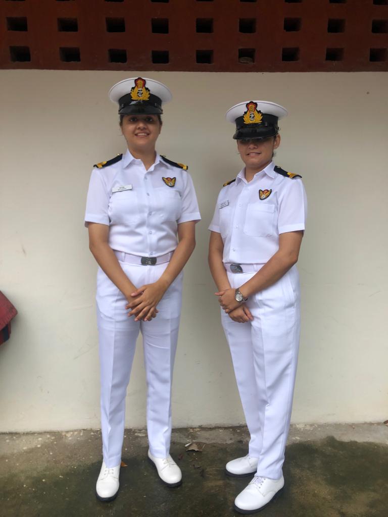 First Women Officers in Helicopter Stream of Indian Navy | DDE