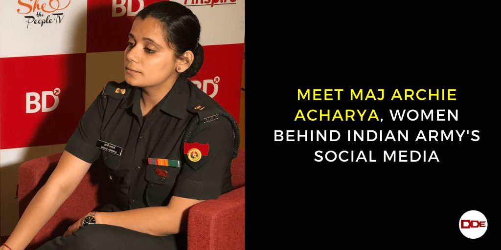 Meet Maj Archie Acharya, Women Behind Indian Army's Social Media | DDE