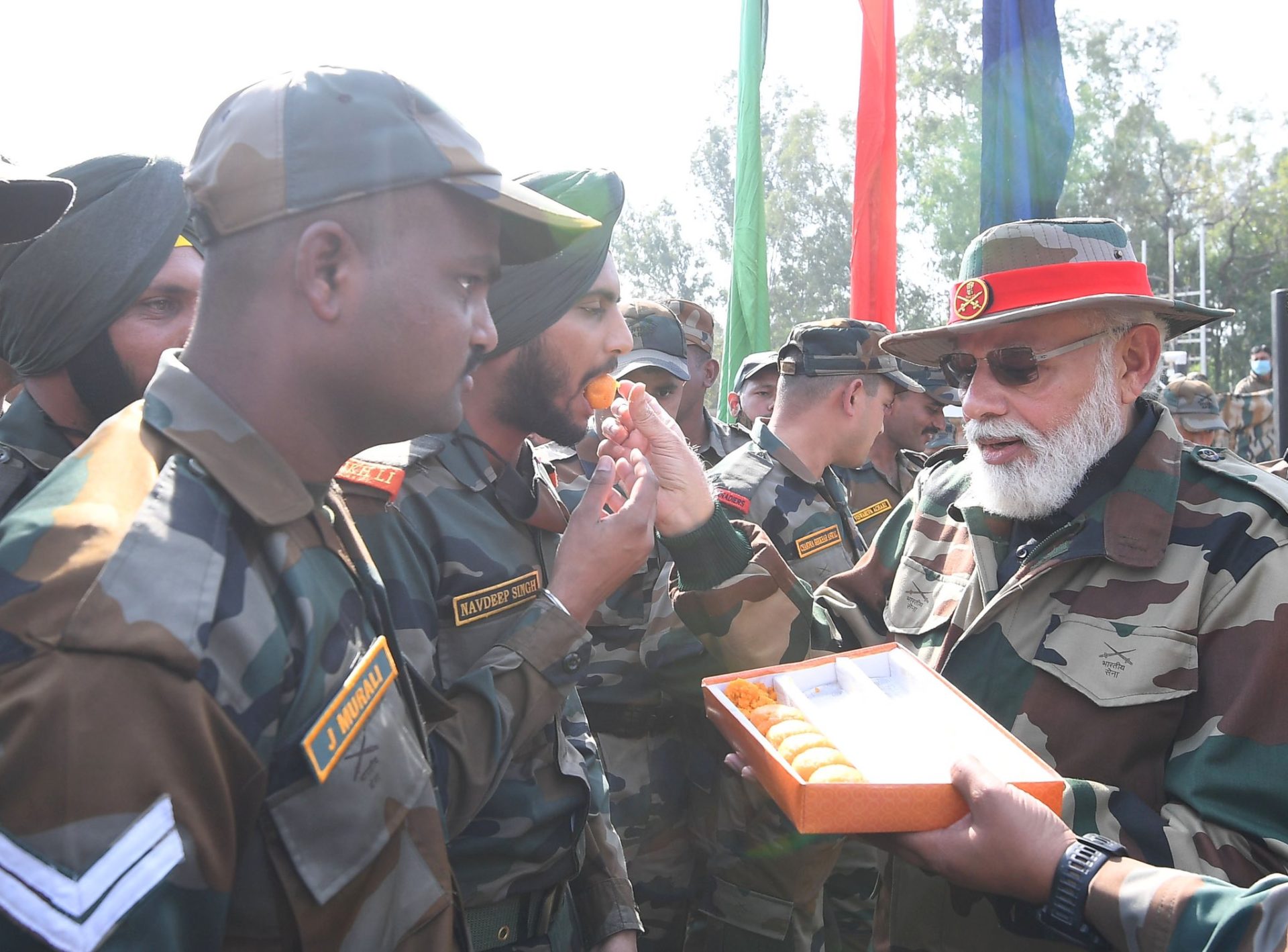PM Narendra Modi celebrates Diwali with armed forces in Nowshera | DDE