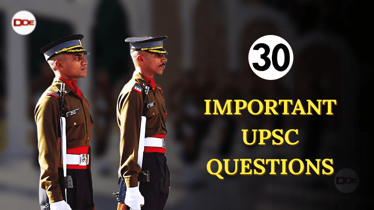 30 important science questions for UPSC exams | DDE