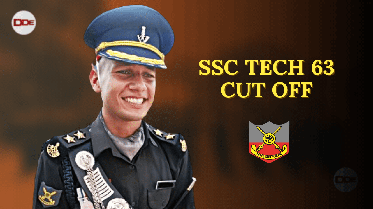 SSC Tech 63 Cut off for B.e/B.Tech graduates | DDE