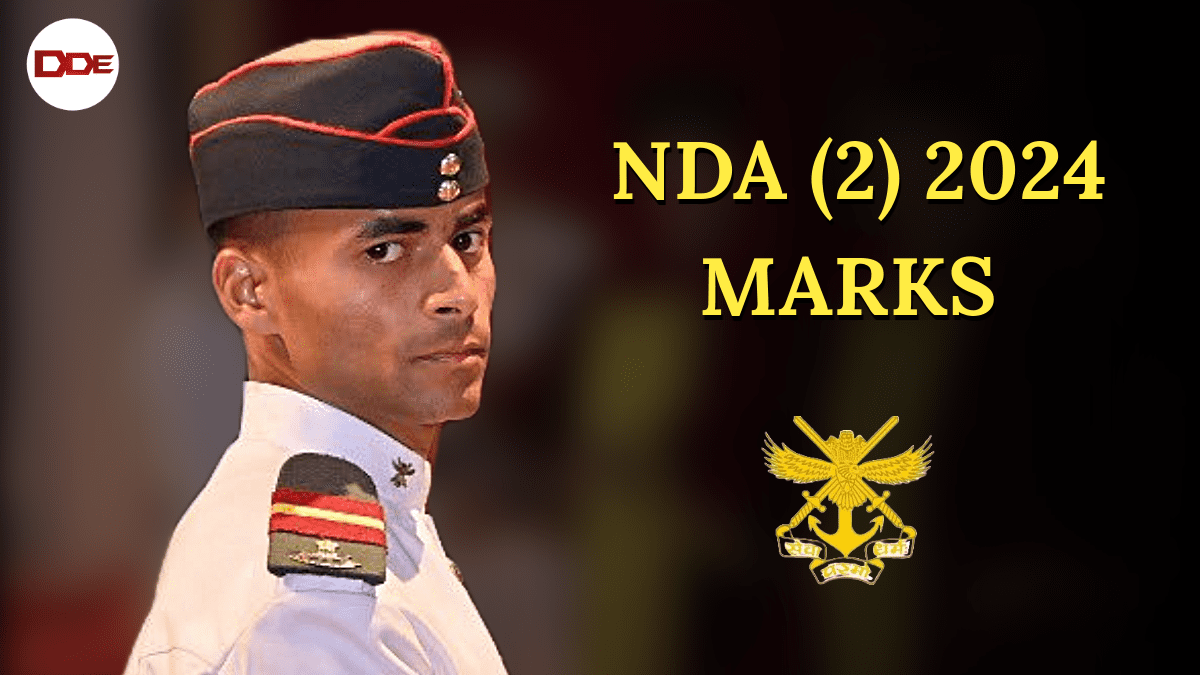 NDA exam marks of recommended candidates [NDA 2 2024] | DDE
