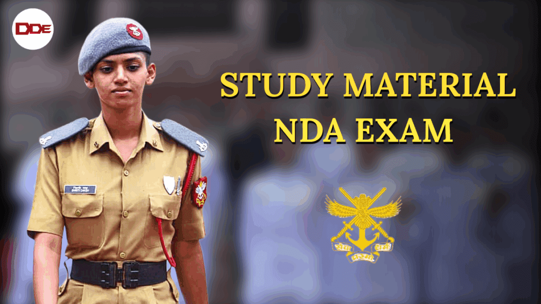Best Study Material Required To Clear NDA Exam 2026 | DDE