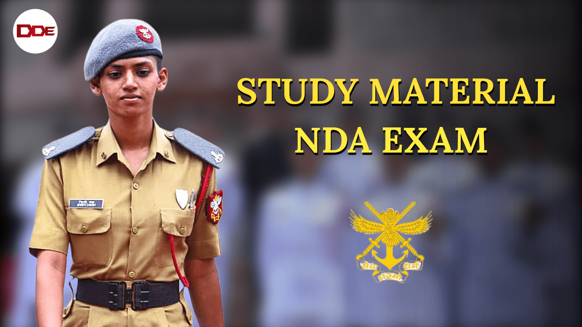 Best Study Material Required To Clear NDA Exam 2025 | DDE