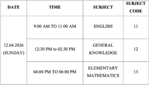 CDS 1 2026 Admit card and Exam time table released by UPSC | DDE